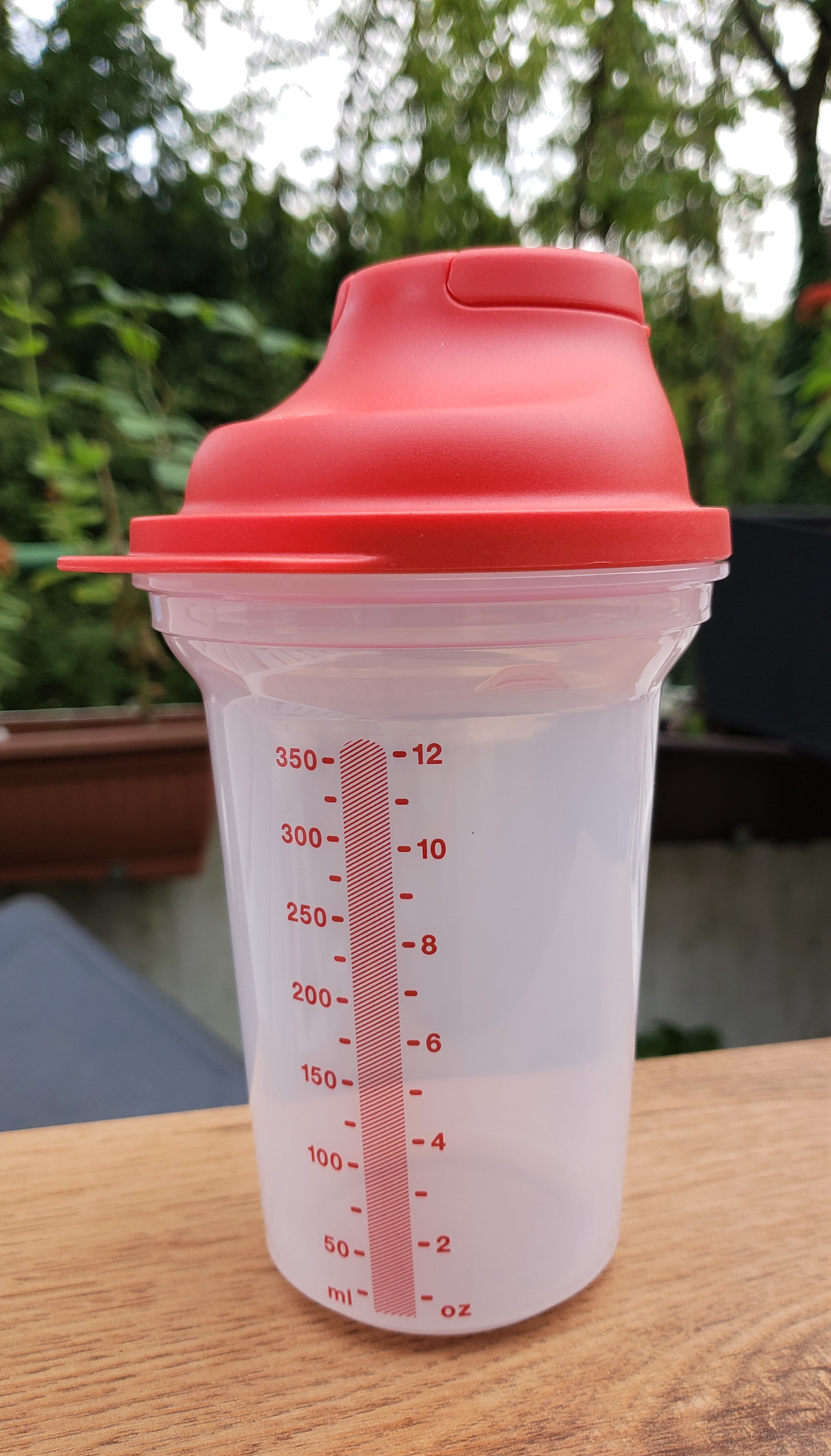 Tupperware | Tupperware Shake-it 350 ml Schüttelbecher rot